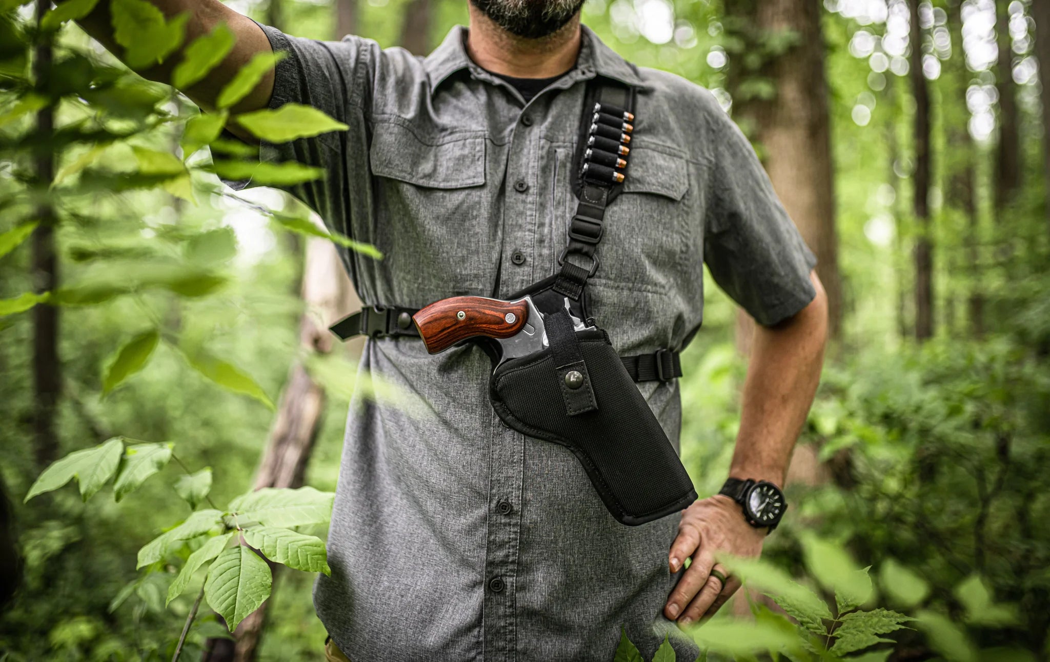Chest & Shoulder Revolver Holster | Diamond D® Outdoors